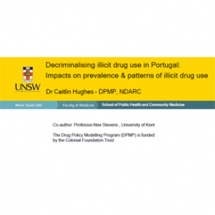 Decriminalising illicit drug use in Portugal: Impacts on prevalence ...